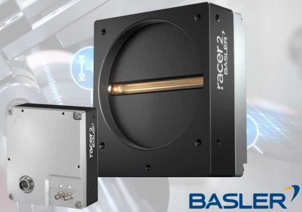 Caméras linéaires Basler racer 2 avec CoaXPress 2.0